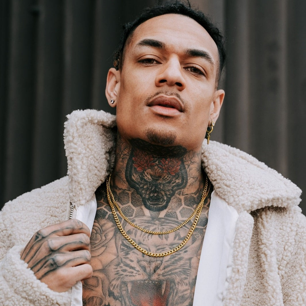 Men's Micro Cuban Chain Gold 3mm | VIRAGE London